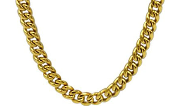Brazilian Link Chain | Stainless Steel Gold Chain Necklace ...