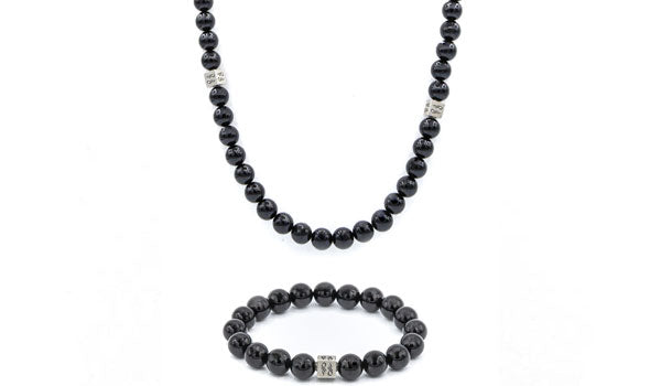 Onyx Natural Gemstone Centerpiece Set – PlayHardLookDope